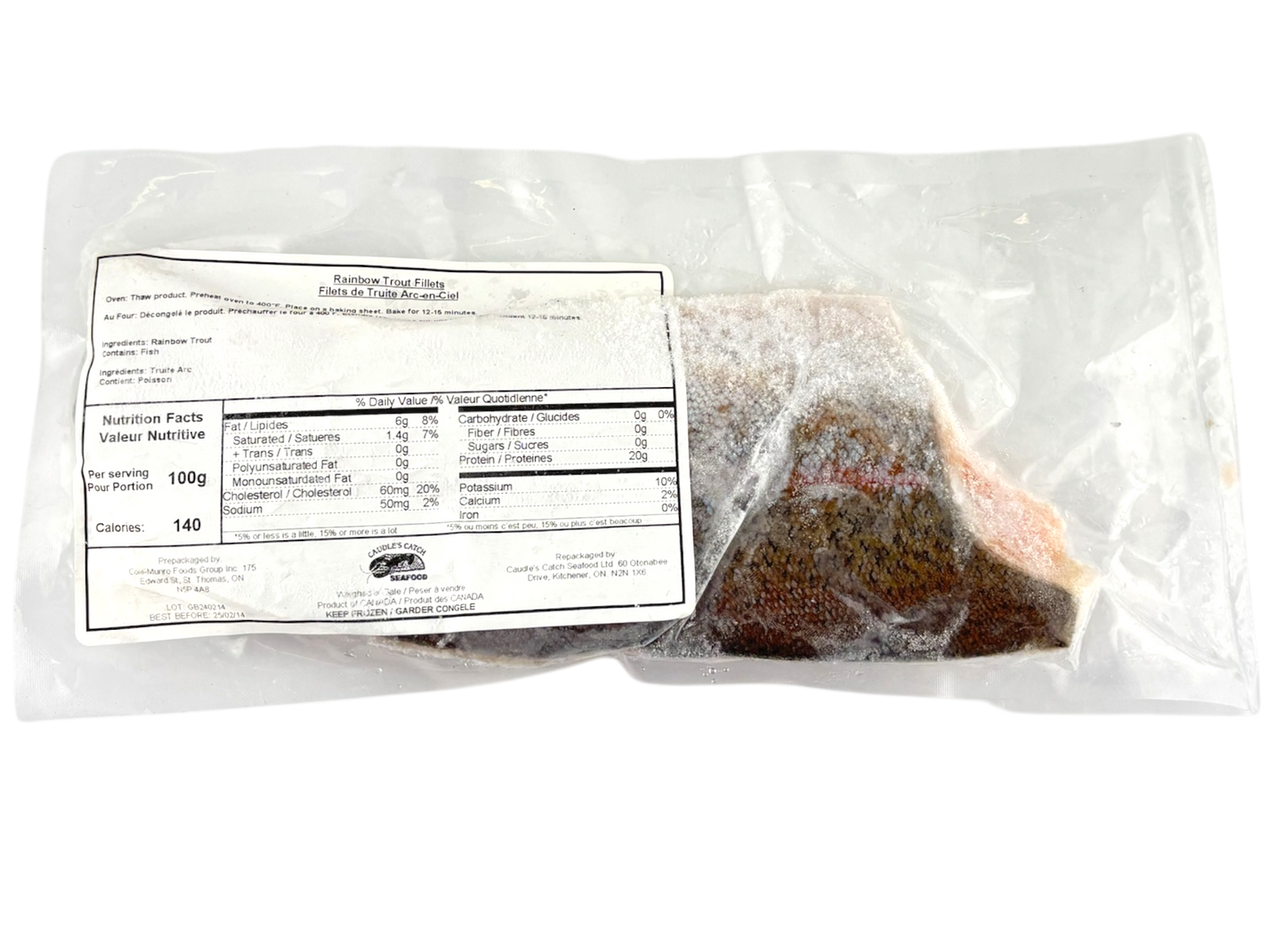 Rainbow Trout Fillets - Frozen – Niagara Fresh Market