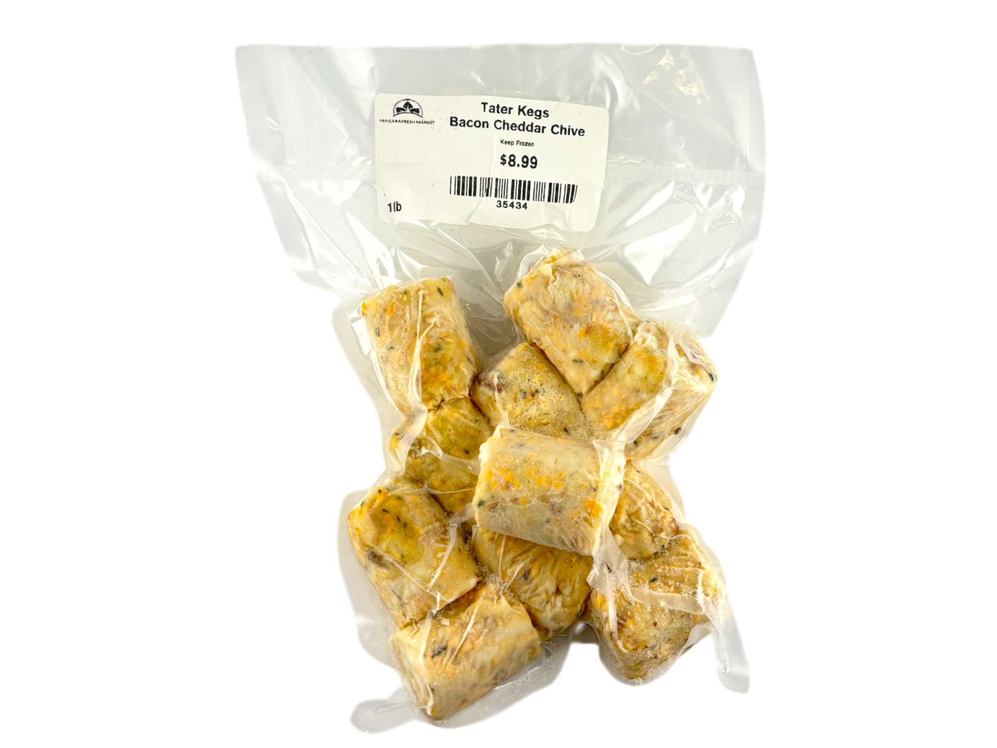 Tater Kegs - Bacon, Cheddar, & Chive - 1lb Frozen – Niagara Fresh Market
